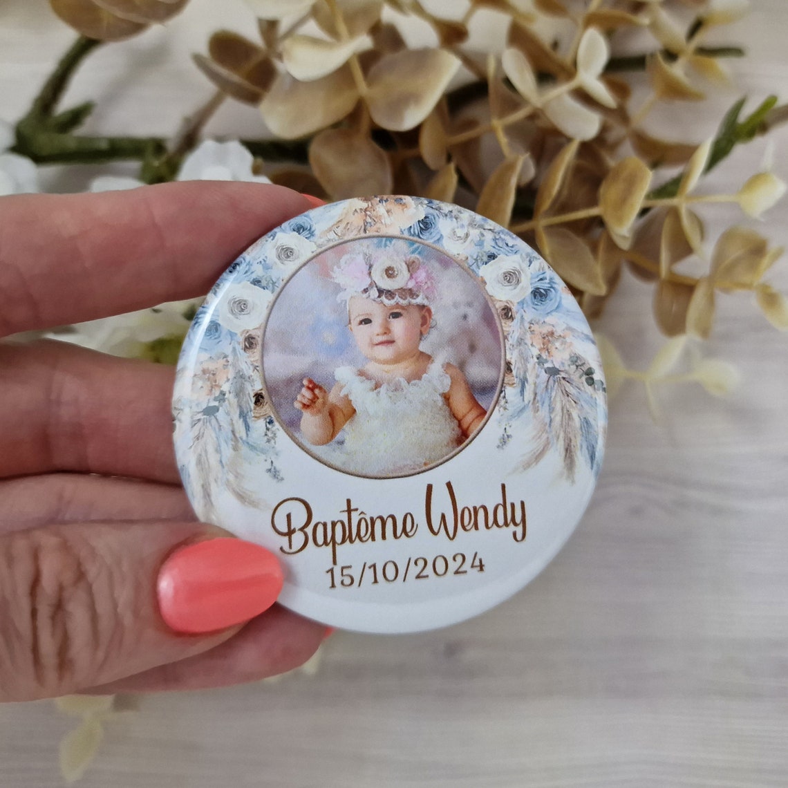 Baptism Thank You Magnets - A Small Gift of Gratitude - Etsy