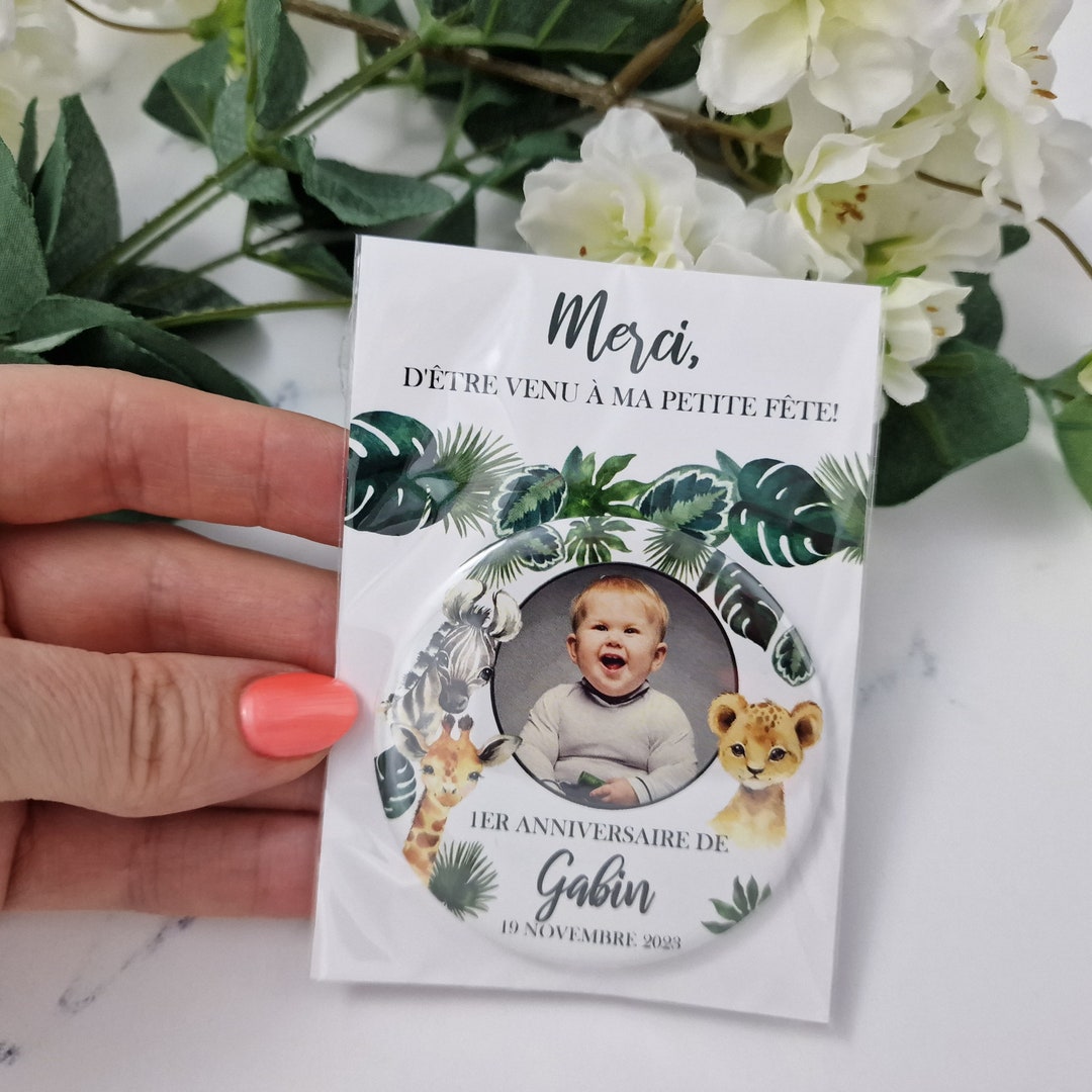 Safari Animals Birthday Magnets – Personalized Fridge Magnets With Kid ...