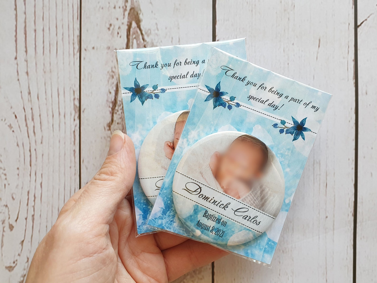Personalized Magnets, Christening Favors, Thank You for Coming to My ...
