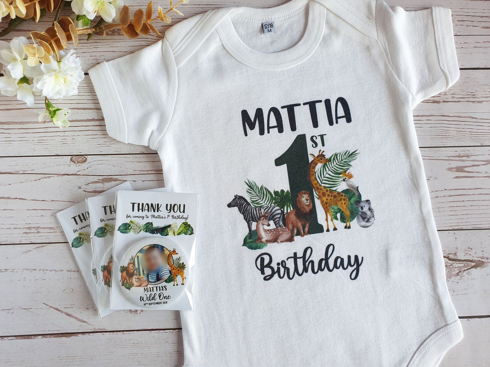 Wild One Party Favors Personalized Magnets Boy Birthday - Etsy