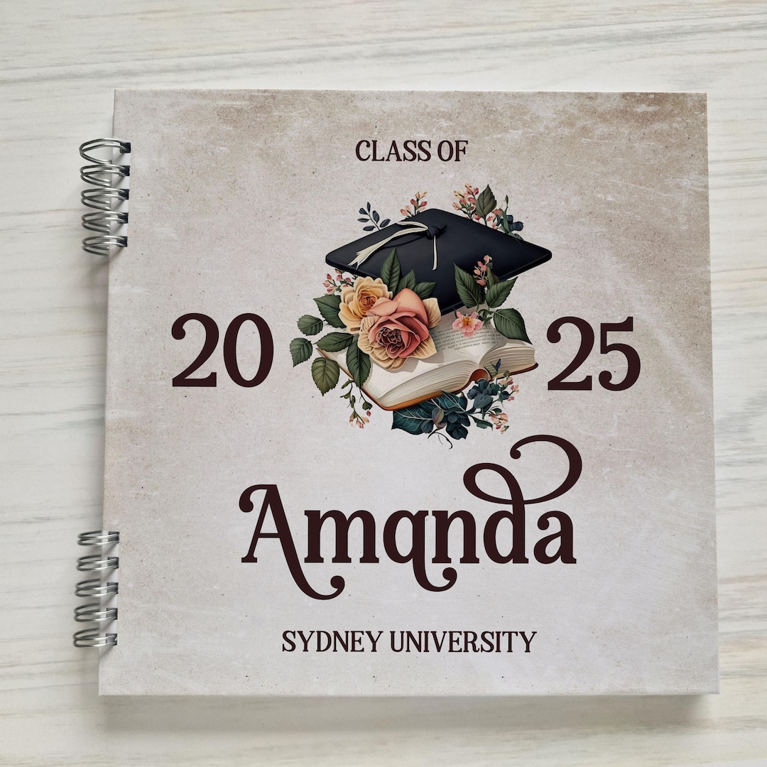 College Graduation Guest Book for Special Wishes, Class of 2025 Journal ...