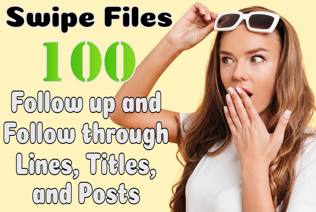 I Will Give You 100 Follow up and Follow Through Lines - Etsy