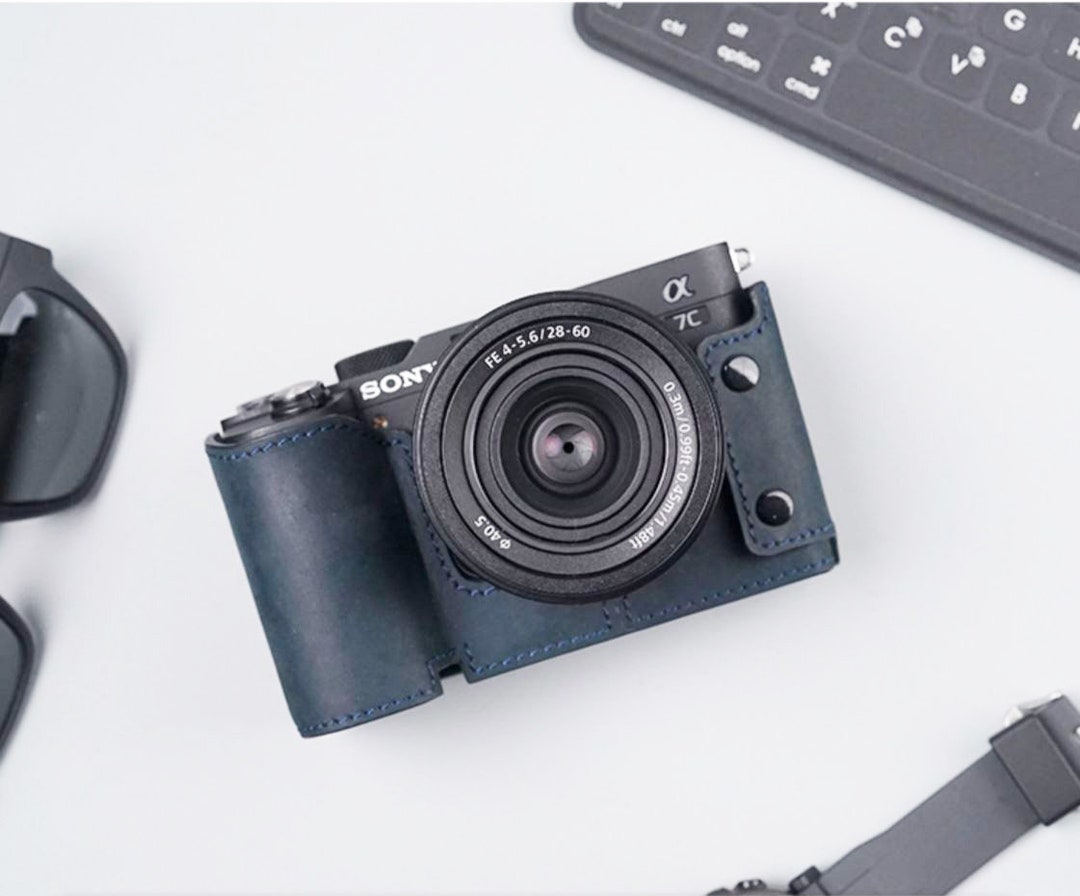 SONY A7c leather case camera bag half case R002 - Etsy 日本