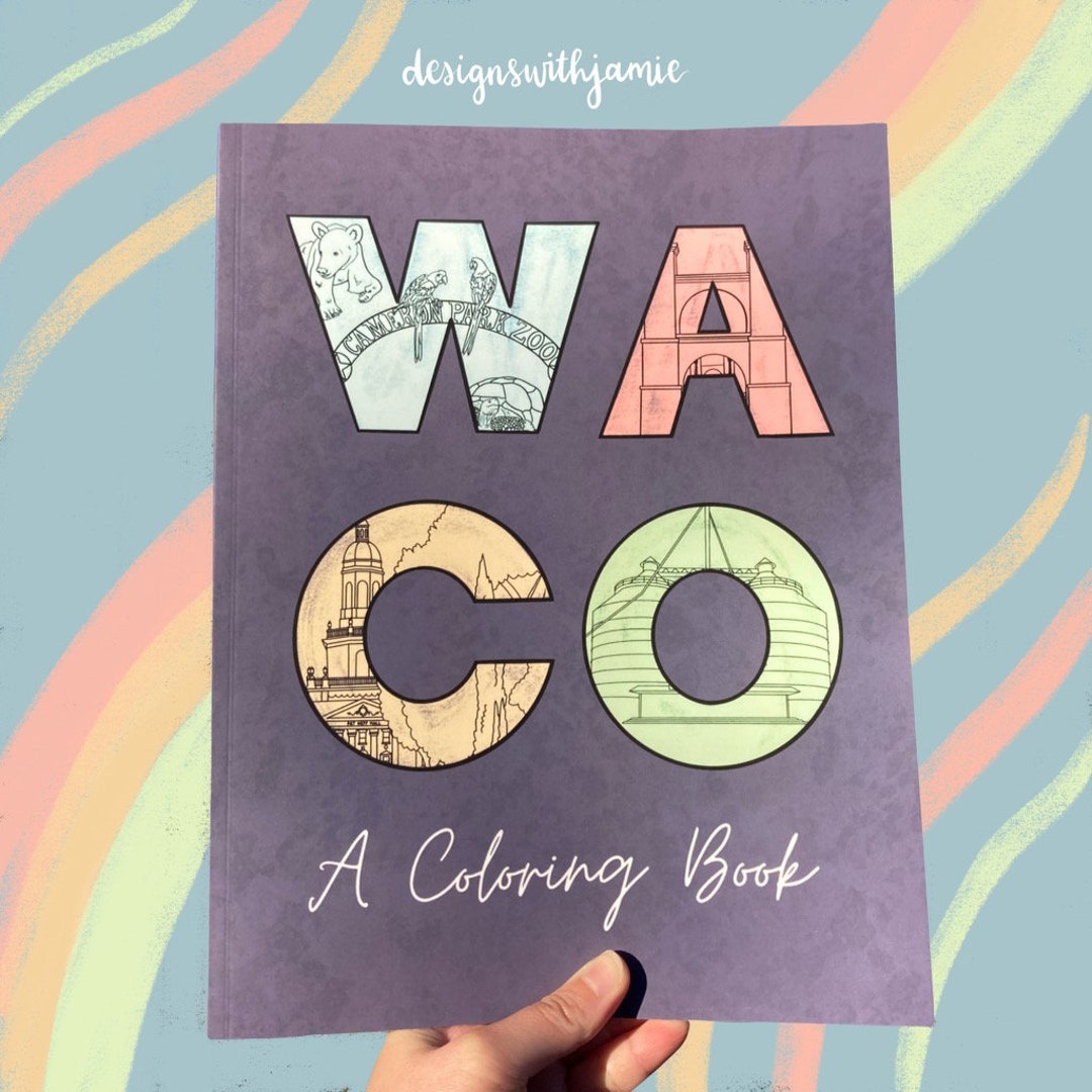 Waco Coloring Book - Etsy