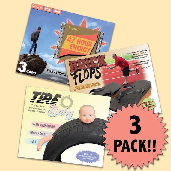 TRUTV Officially Licensed Impractical Jokers Gag Gift Box 3 Pack Etsy