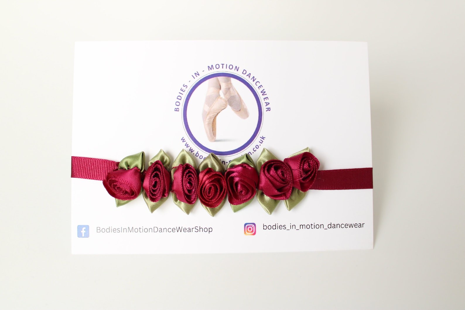 Red Rose Bun Wrap, Beautiful Ballet Bun Wrap, Floral Bun Wrap, Hair ...