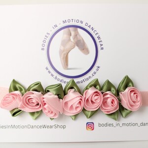 Red Rose Bun Wrap, Beautiful Ballet Bun Wrap, Floral Bun Wrap, Hair ...