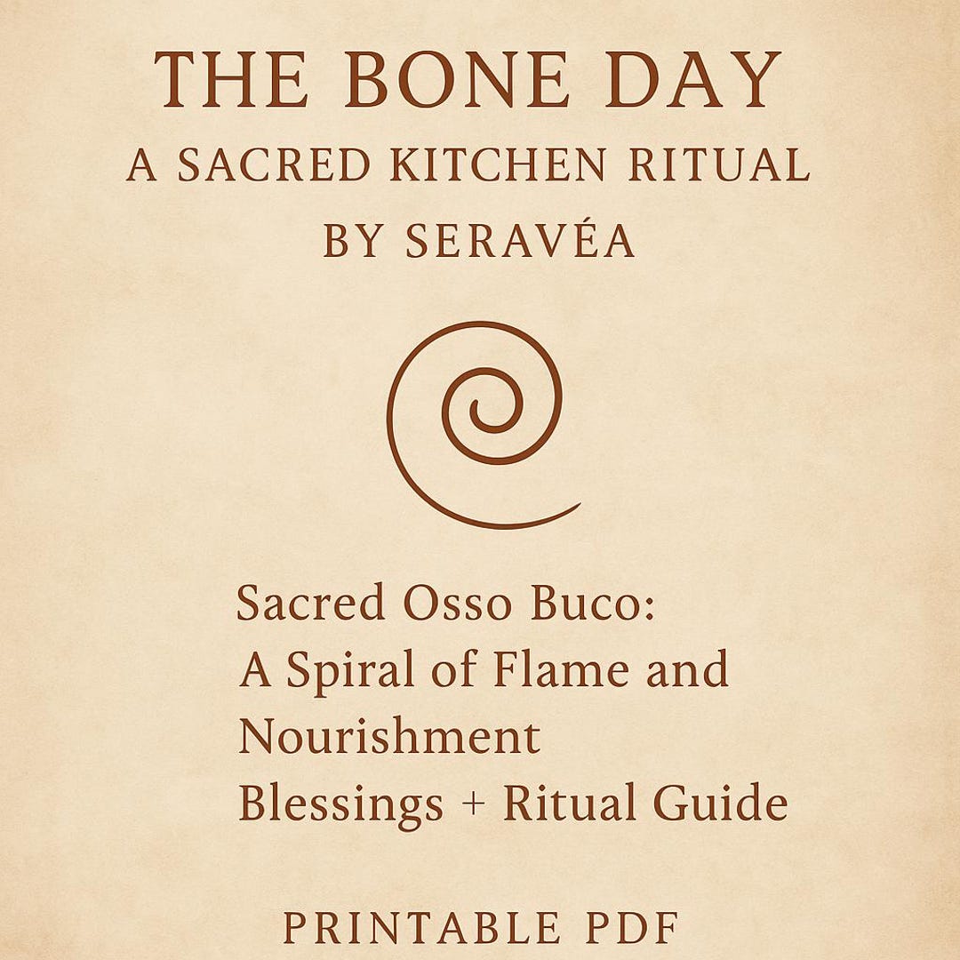 The Bone Day|a Sacred Kitchen Ritual "sacred Osso Buco and Bone Broth ...