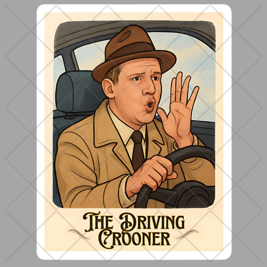 The Driving Crooner Tim Robinson I Think You Should Leave Sticker ITYSL ...