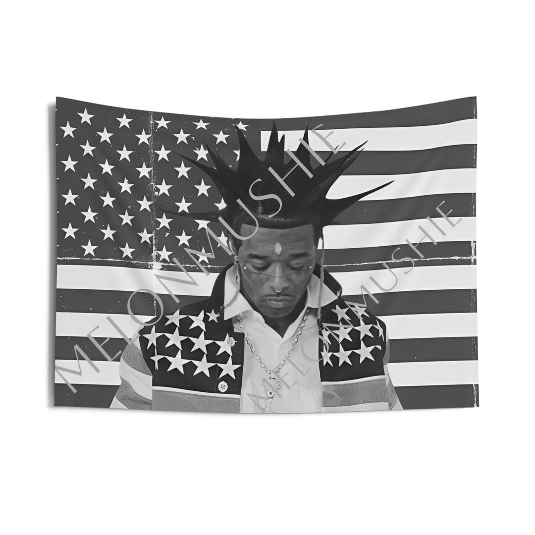 Lil Uzi Vert American Flag/wall Tapestry/free TRACKED Shipping/rapper ...