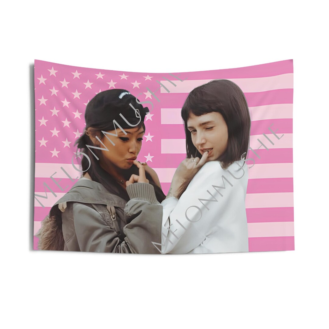 Clairo and Beabadoobee American Flag Tapestry/free TRACKED Shipping ...
