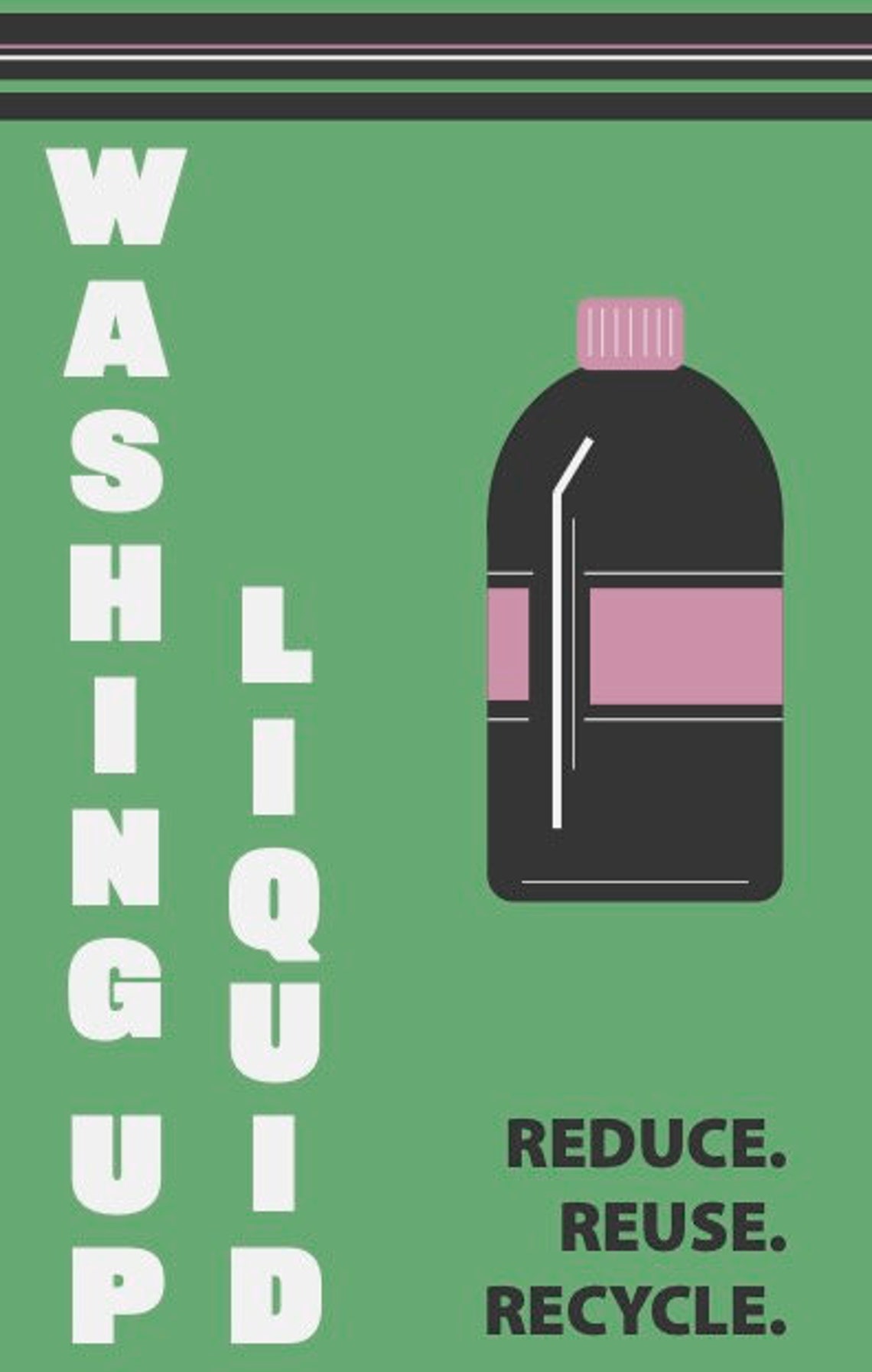 Washing up Liquid Refill Label - Etsy UK