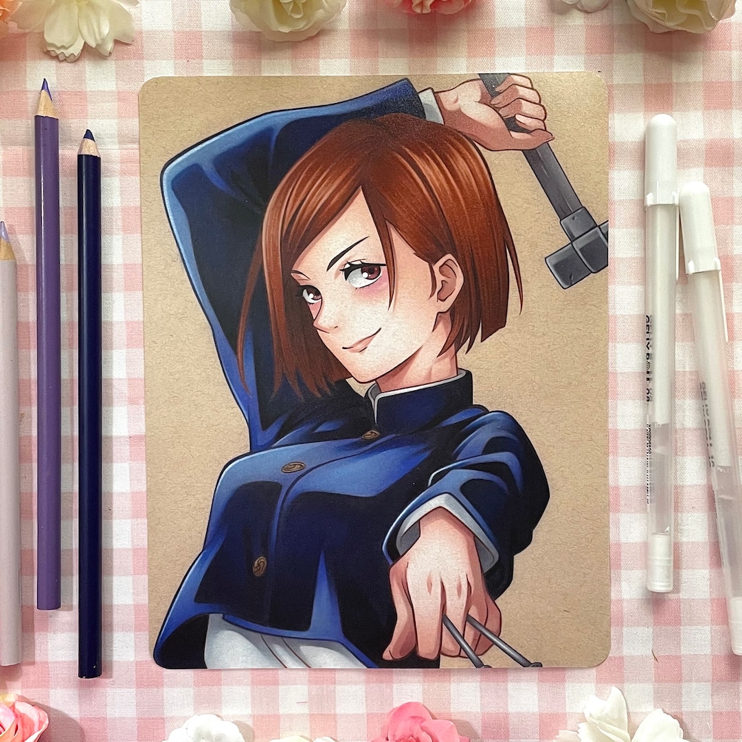 Soul Resonance Anime Drawing Print Cute Anime Girl - Etsy