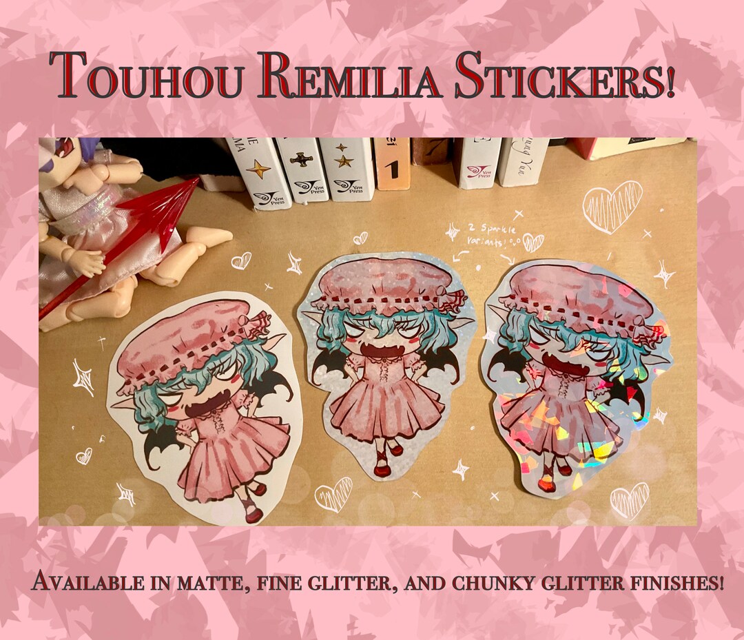 Touhou 6 Remilia Scarlet Meme Sticker. 3 Variants Available! Check Photos