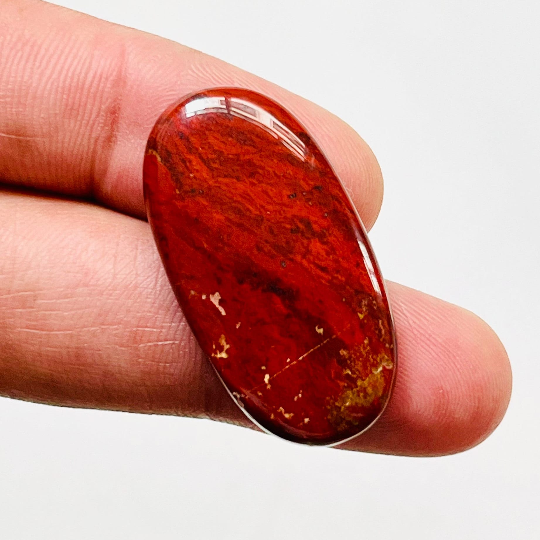 Attraktiver Roter Jaspis Edelstein Cabochon Seltene Qualität - Etsy.de