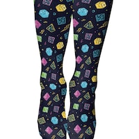 Cute Druid Dnd Socks, Mushrooms and Flowers Socks, Dnd Funny Socks, Dnd ...