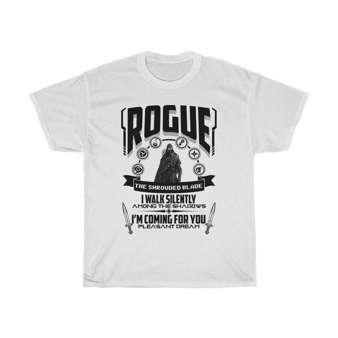 Rogue Dnd T-shirt, Rogue Shirt, Dnd Gifts, Critical Role, Dungeons and ...