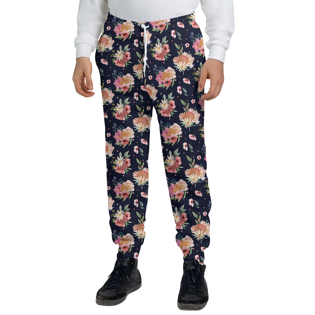Dnd Bottoms, Dnd Dice Flower Theme Pants, Dnd Sweatpants, Dungeons and ...