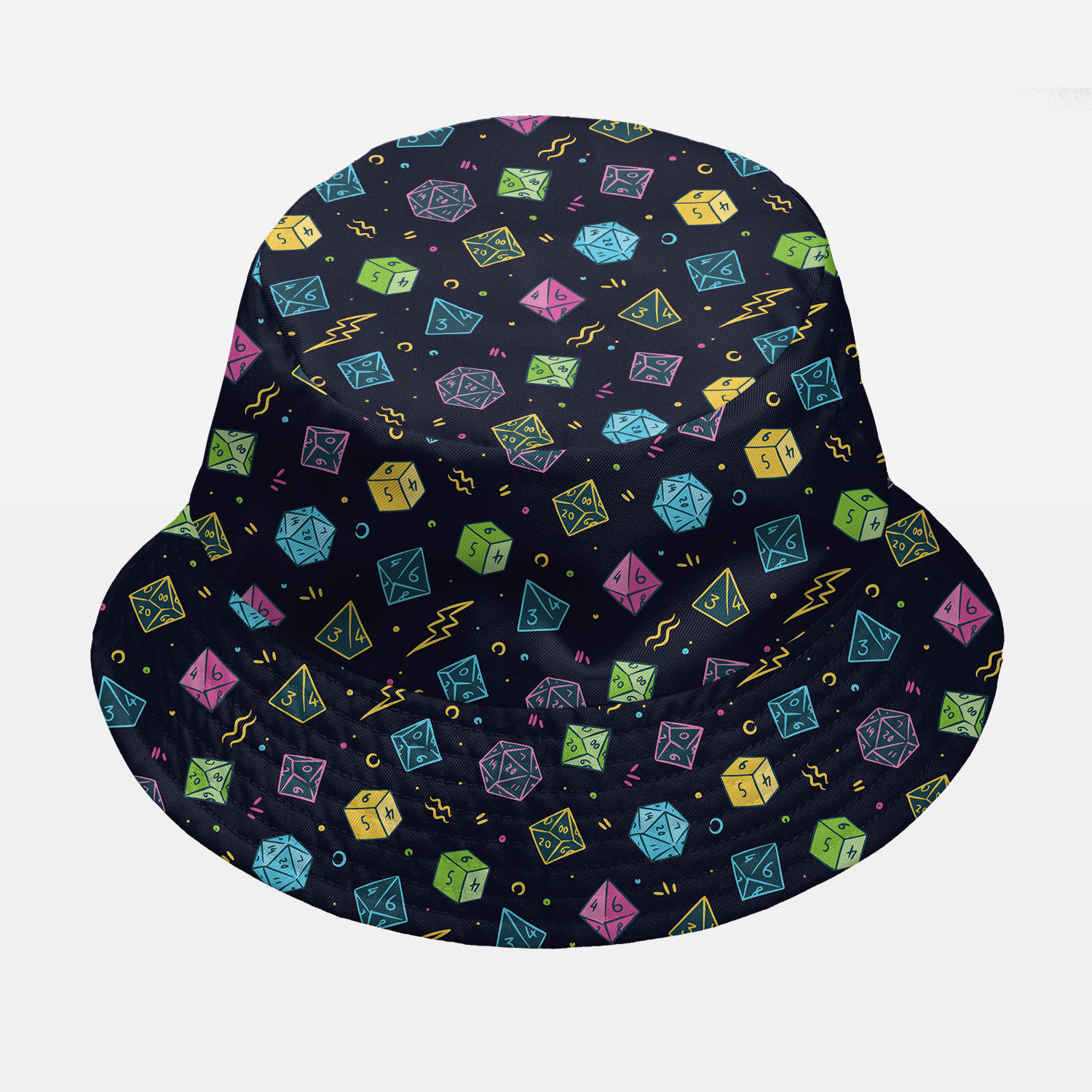 Dnd Dice Bucket Hat, Dnd Hat, Dungeons and Dragons Hat, Dnd Gift, Dm ...