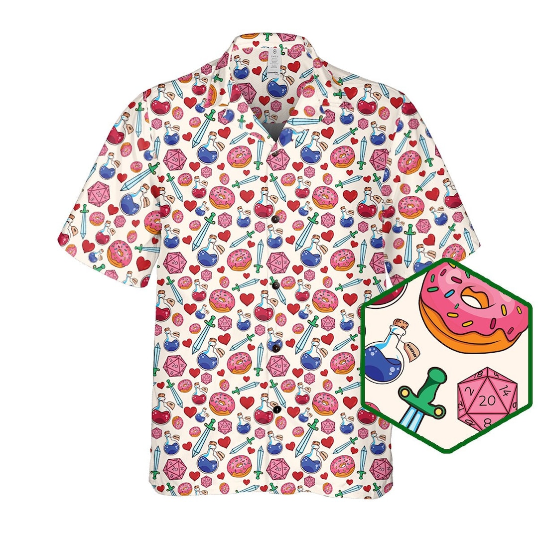 Dnd Dice Donut Shirt, Dnd Shirt, Dungeons and Dragons, Dungeon and ...