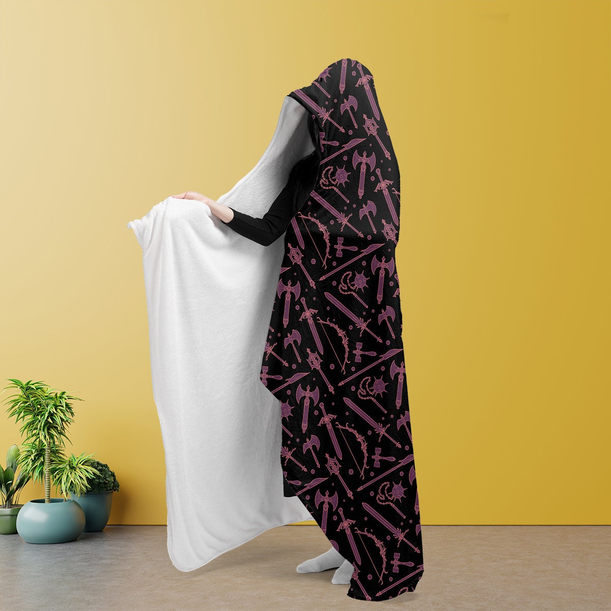 Dnd Blanket Dnd Hooded Blanket Dnd Gifts Dnd Medieval - Etsy