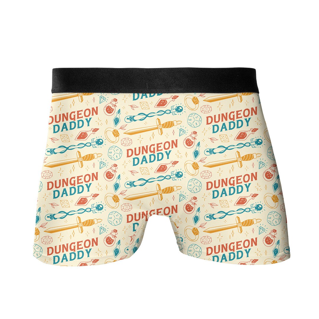 Dungeon Daddy Boxer Briefs, Dungeon Daddy Gift, Dnd Gift, Dungeon ...