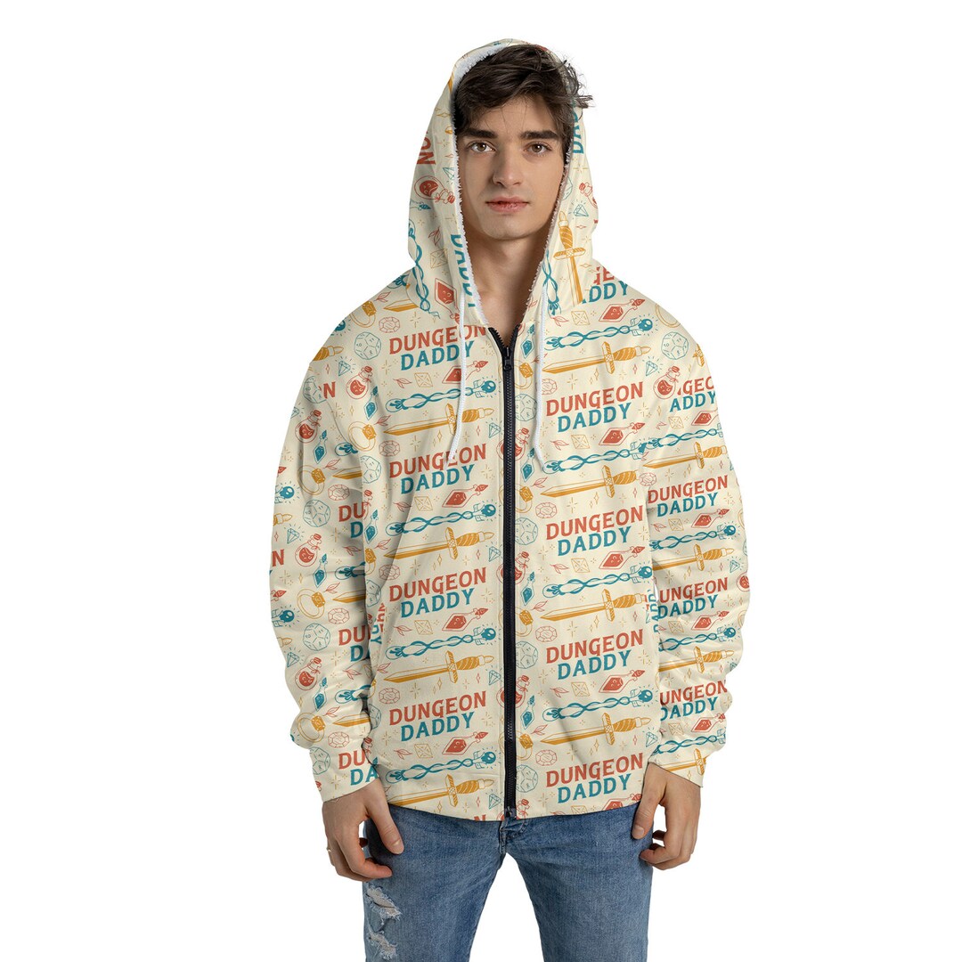 Dungeon Daddy Fleece Hoodie: Dungeons and Dragons DND Design - Etsy