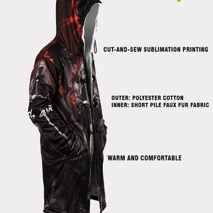 Dnd Theme Cloak, Dnd Weapon Hooded Cloak, Dnd Cloak Coat, Dungeons and ...