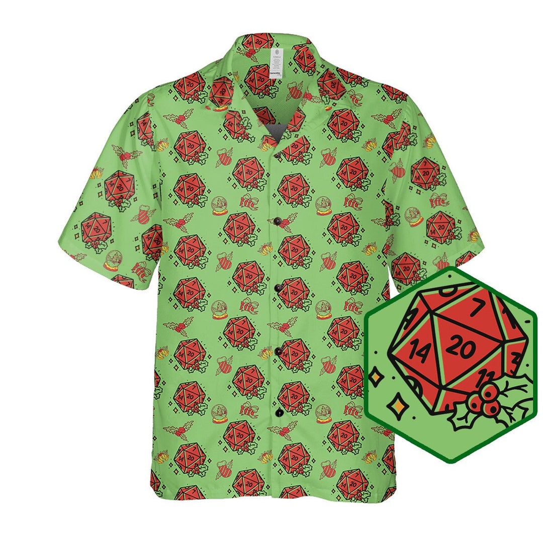 Dungeons and Dragons Christmas Shirt, Dnd Christmas Gift, Dnd Hawaiian ...
