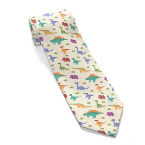 Dinosaur Funny Ties, Dino Necktie, T-rex Fans, Dinosaur Gift - Etsy