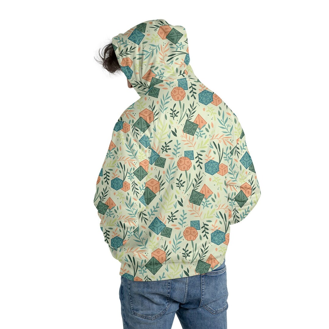 Dnd Dice Plants Fleece Hoodie Dungeons and Dragons Hoodie - Etsy