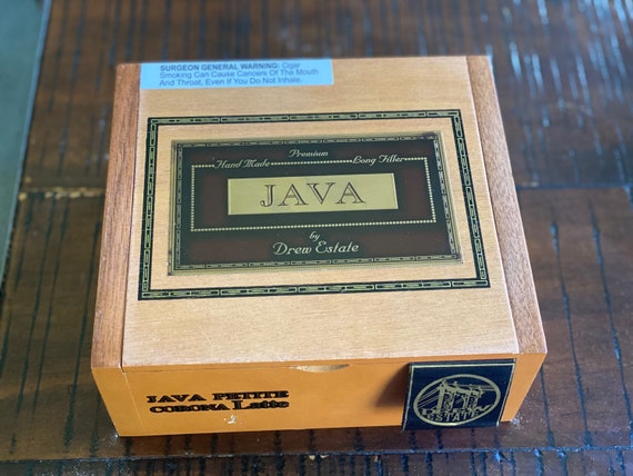 Java Petite Cigar Box - Etsy