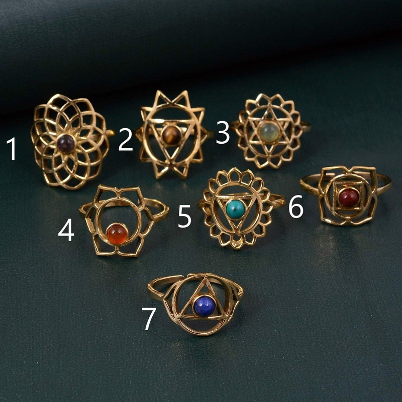 Chakra Rings - Etsy