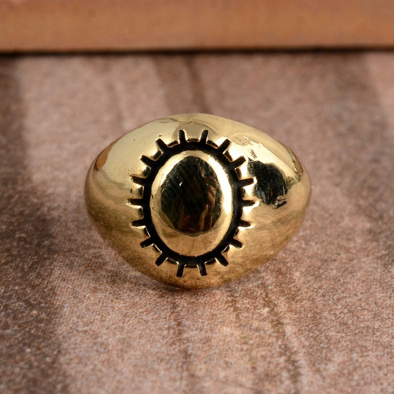 Bold Gold Ring - Etsy