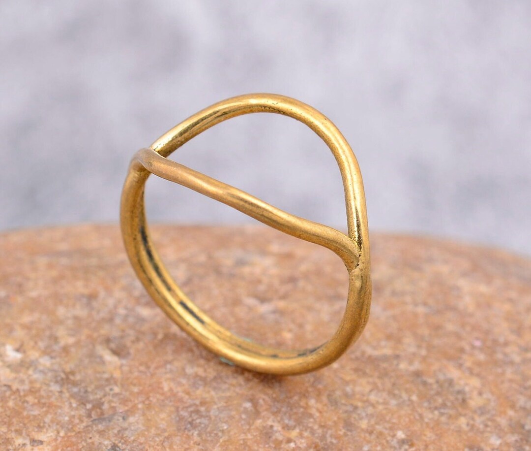 Open Mouth Ring, Bottle Opener Ring, Karma Ring, Laughing Ring, Brass ...