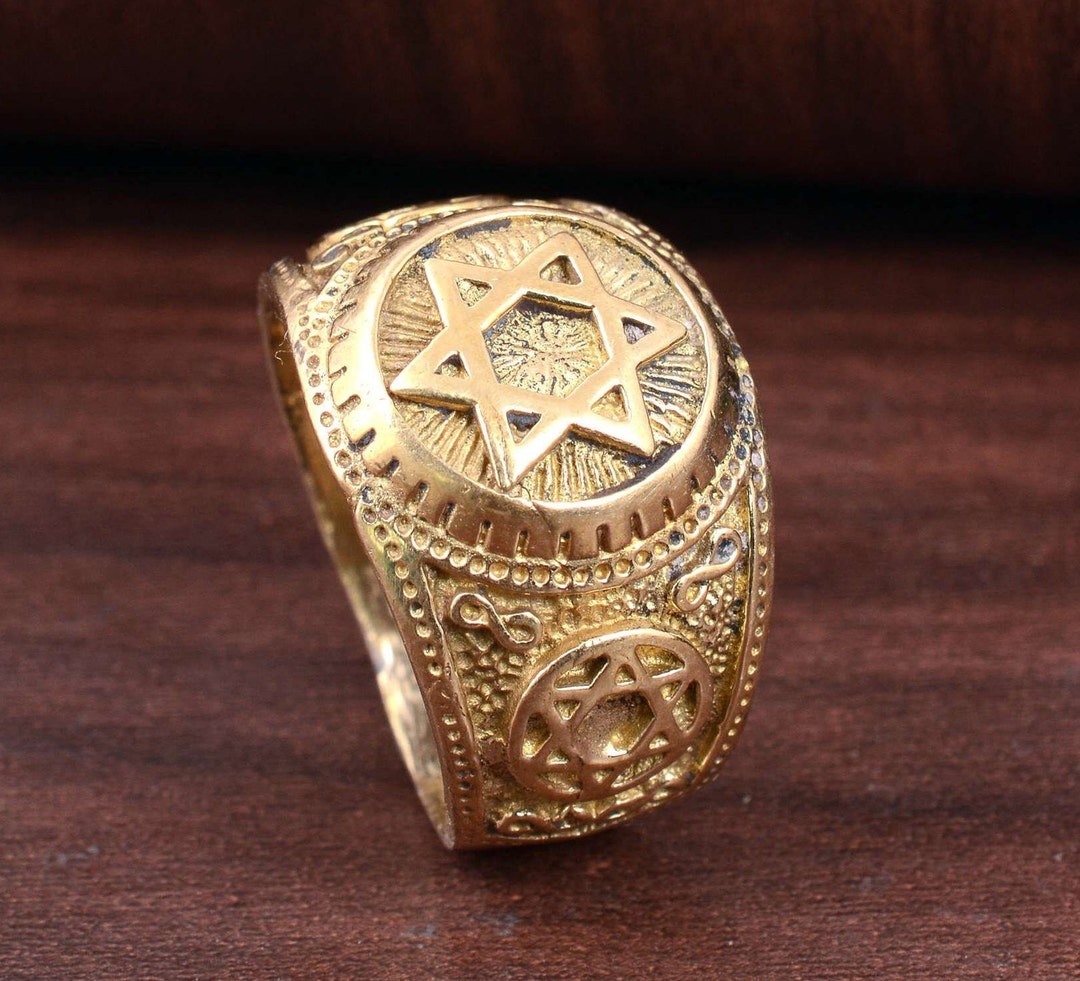 Star of David Ring. Jewish Star Ring. Star Ring Jewelry. Archangels ...