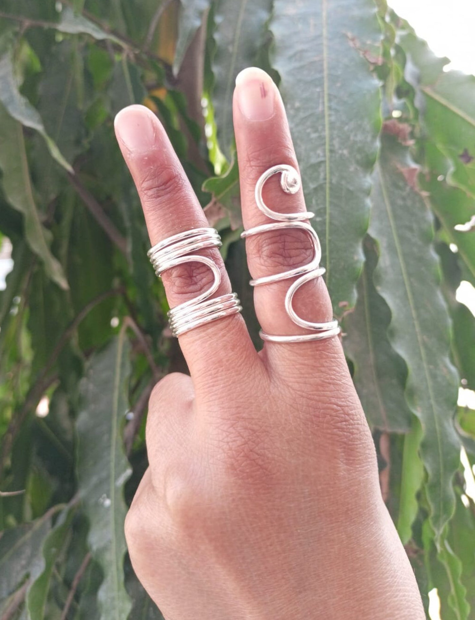 Silver Arthritis Splint Ring: Lateral Support, Mallet Finger Brace - Etsy
