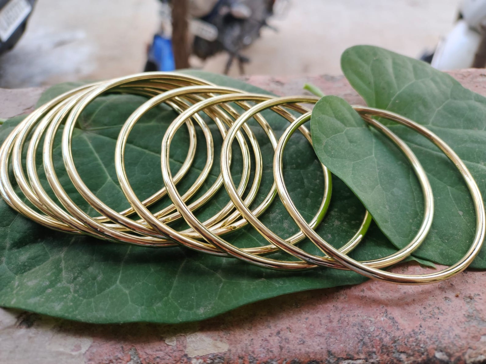 14kt Gold Filled Bangles Set: Stackable Bangle Bracelets - Etsy
