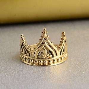 Crown Ring Set, Princess Crown Ring, Sleeping Beauty Crown Ring, Cute ...