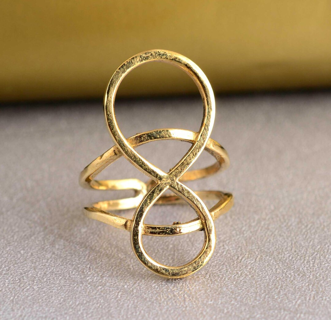 Handmade Infinity Ring: Minimalist Stacking Jewelry - Etsy