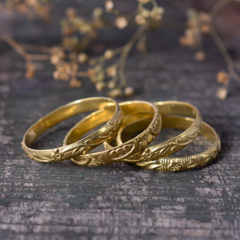 Stackable Gold Rings - Etsy