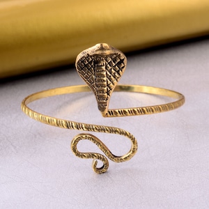 Snake Spiral Upper Arm Cuff Armlet | Armband Bangle Bracelet Men Women ...