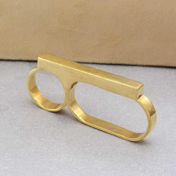 Three Finger Ring - Etsy