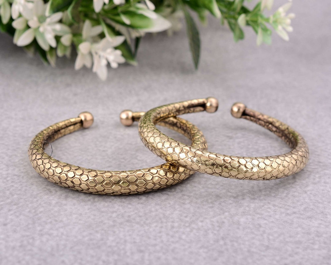 Open Cuff Bracelet • Cuff Bangle• Gold Cuff Bracelet • Open Bangle ...