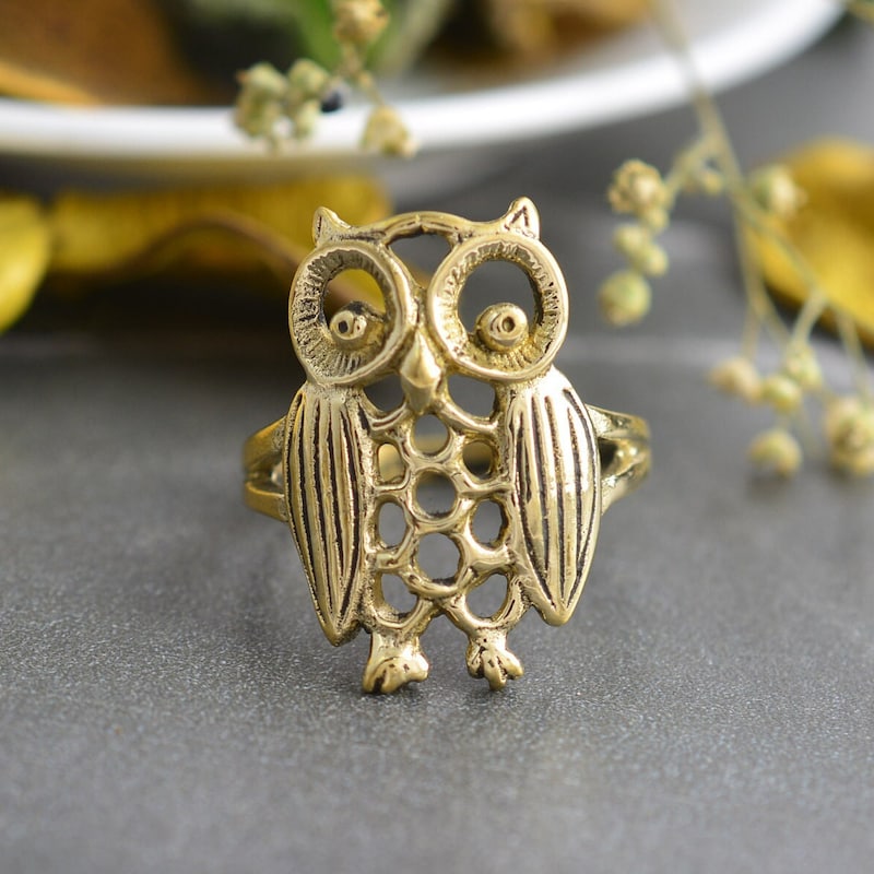 Owl Rings - Etsy