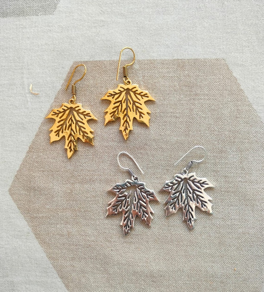 Maple Leaf Earrings, Gold Maple Leaf Earrings, Fall Leaf Earring ...