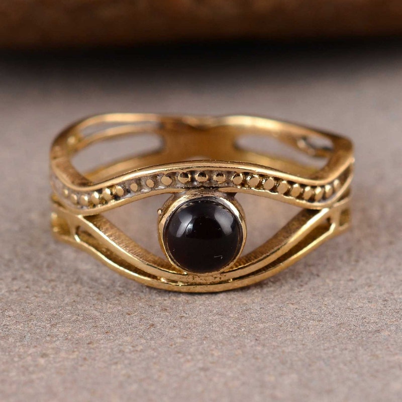 Evil Eye Ring - Etsy