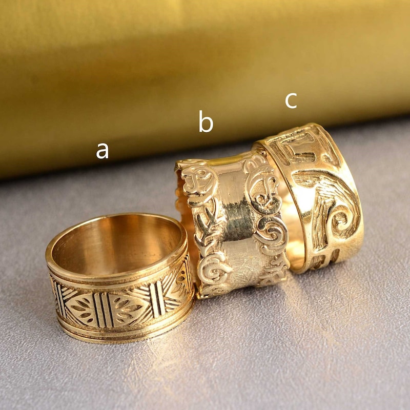 Wide Band Ring - Etsy