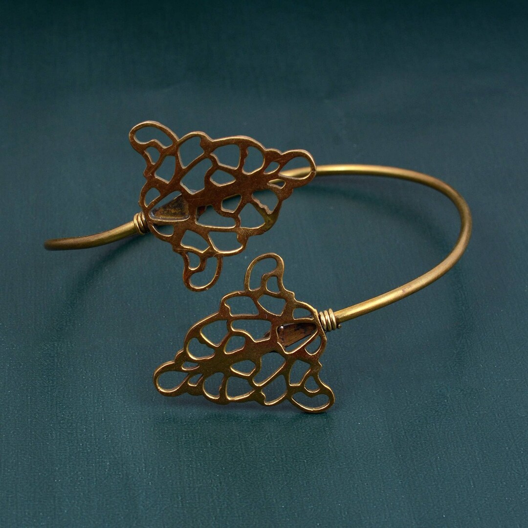 Gold Minimalist Arm Cuff, Gold Bangle, Gold Upper Arm Bracelet, Jewelry ...