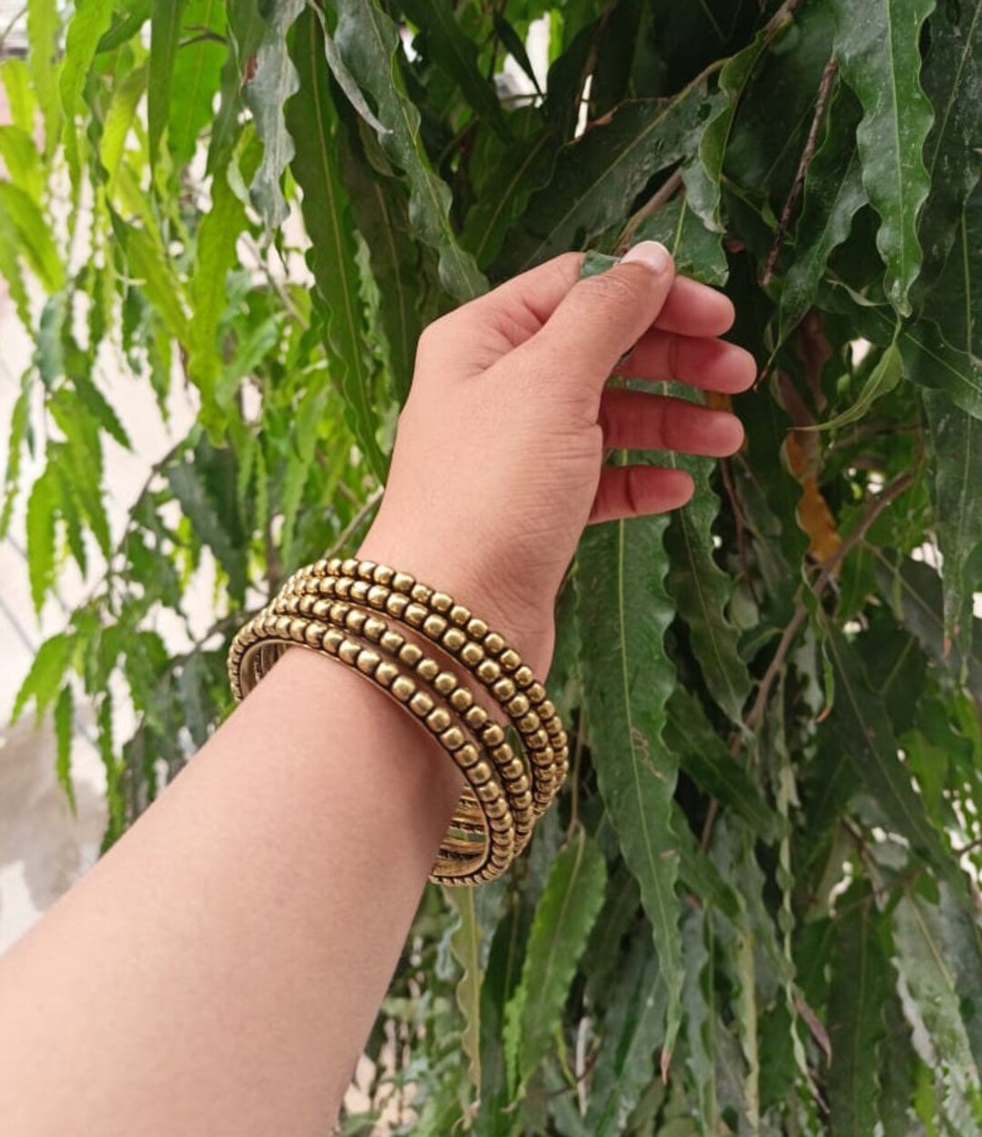 Thick Indian Bangles, Set of 4 Bangles, Brass Bangles, Bangles, Indian ...